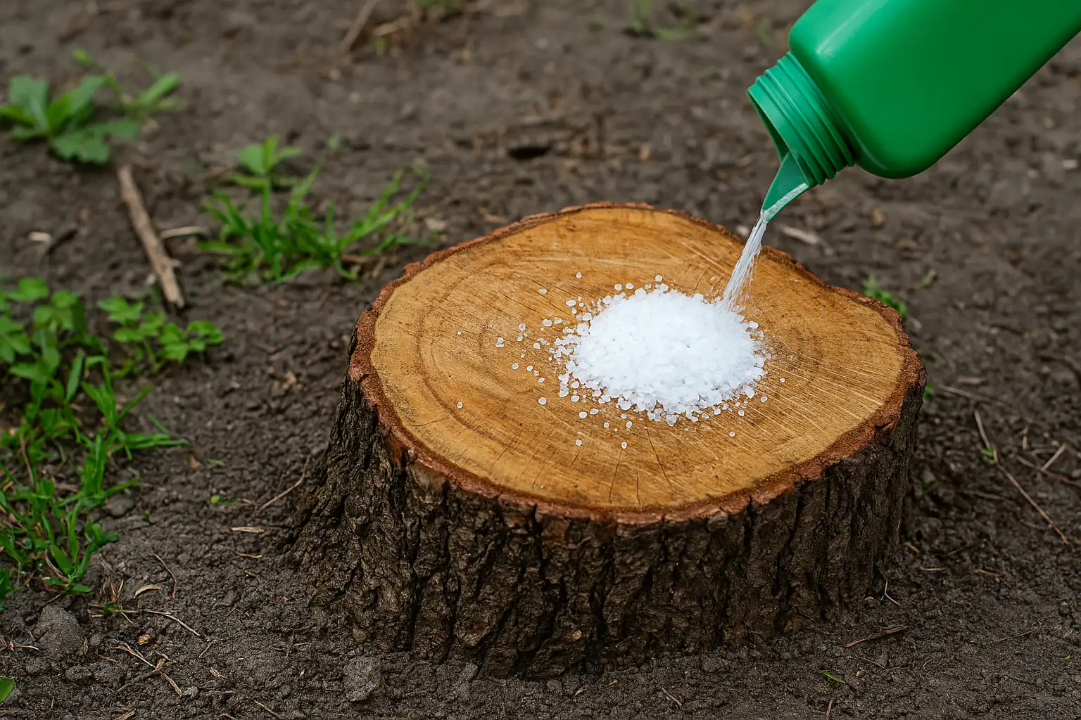 Top 7 des méthodes pour tuer les racines d'un arbre coupé